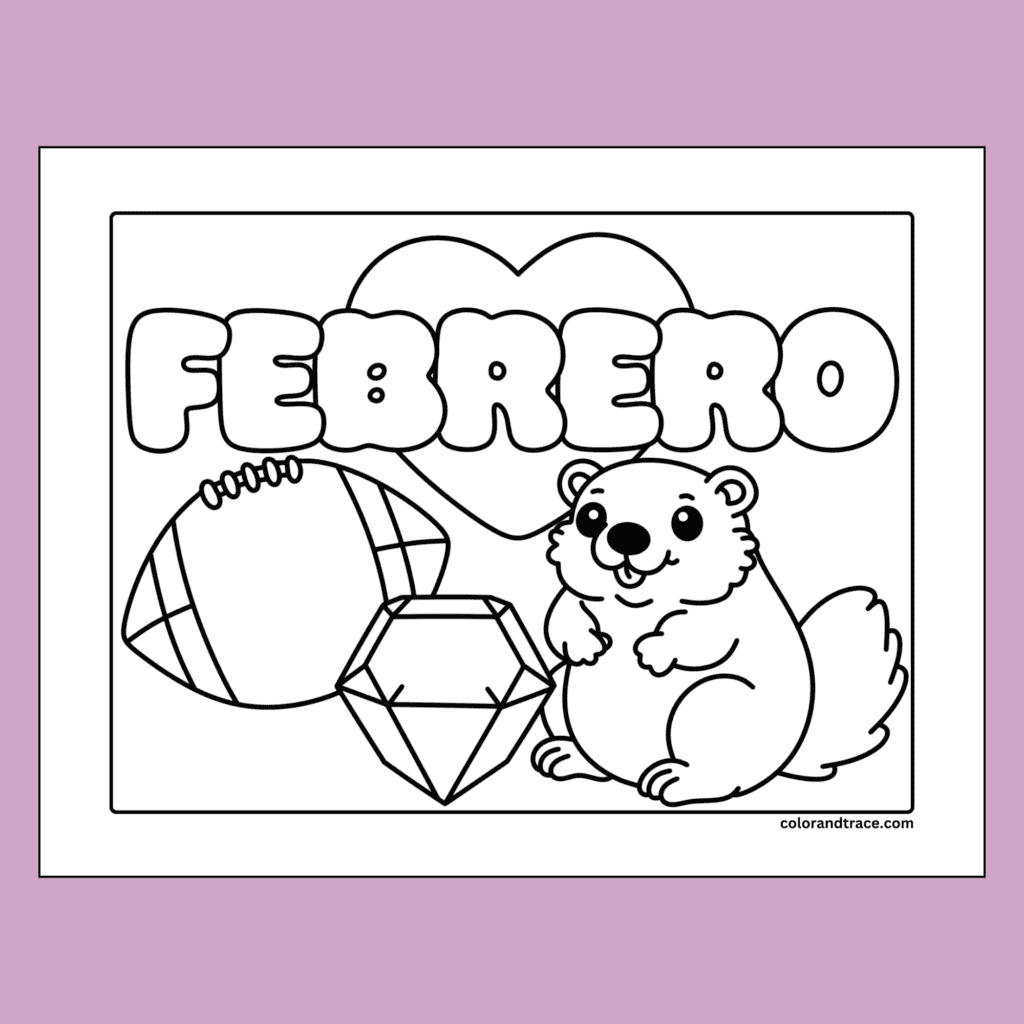 Free Verano Coloring Page: Spanish Printable - Color and Trace