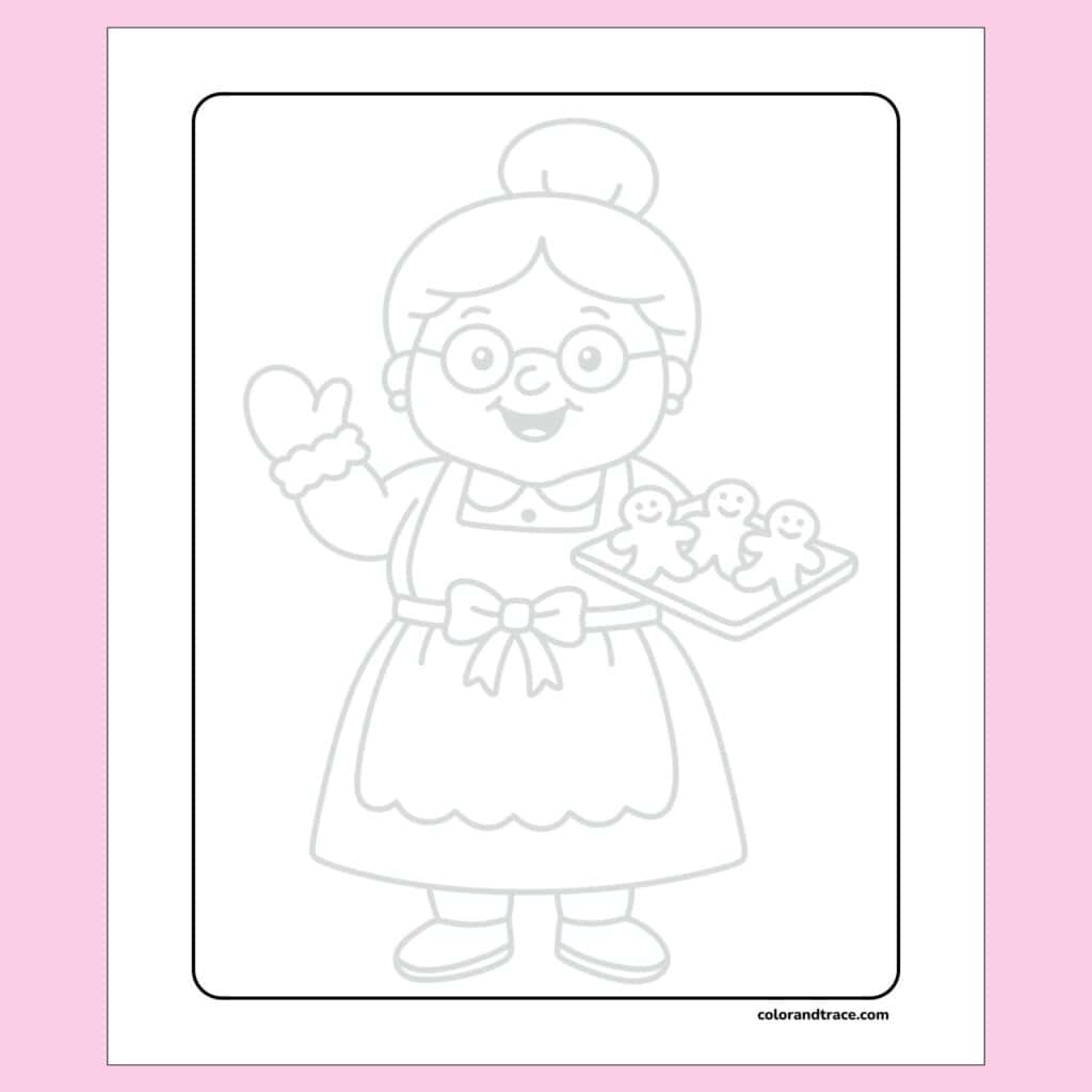 Free Printable North Pole Sign Tracing Page PDF - Color and Trace