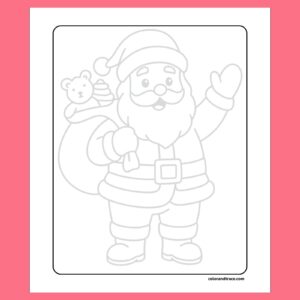 Free Printable Santa's Workshop tracing page Tracing Page PDF - Color ...