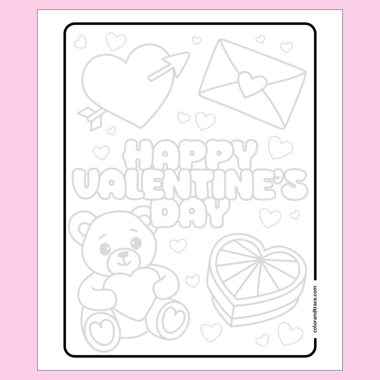 Free Printable My Other Half Tracing Page PDF - Color and Trace